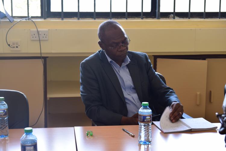 Dr. Daniel Zapata Kühne Foundation's Education Manager, meeting with ...